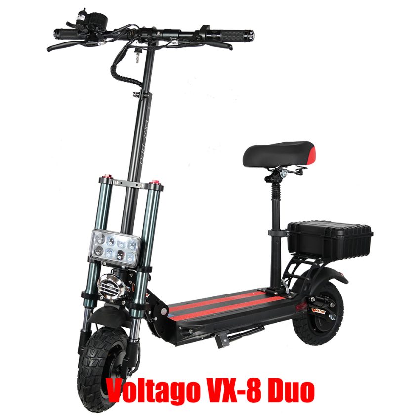 Voltago VX8-DUO Electric Scooter – Super Cycles & Scooters